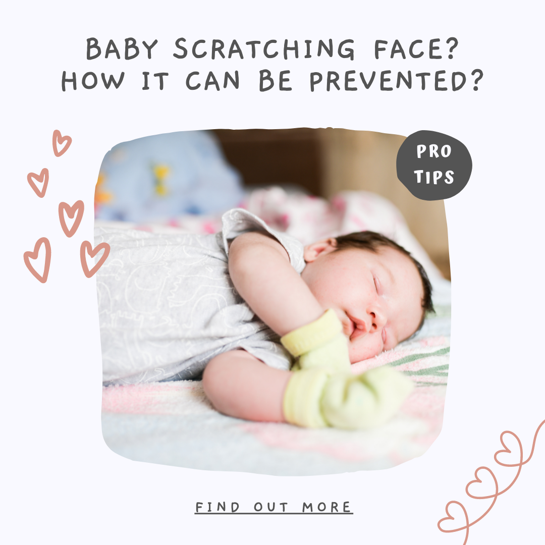 Baby Scratching Face - How It Can Be Prevented? | Little Kooma