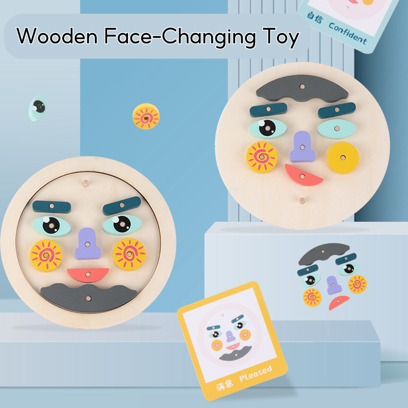 Wooden Face-Changing Toy 3 Years + – Little Kooma