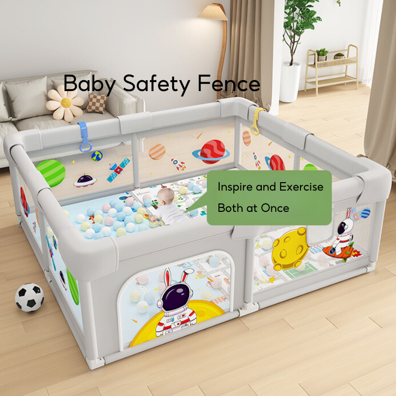 Portable Foldable Baby Toddler Pop Up Mesh Playpen Play Yard w Ocean ...